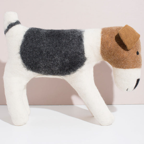 Hand Felted Life Sized Dog - Ethical Toy | MULXIPLY